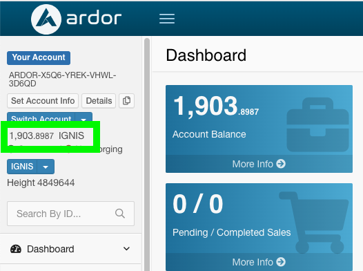 Connect a Ledger Hardware Device to your Ardor Wallet